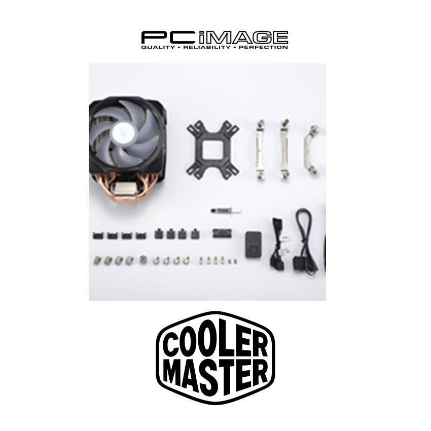 COOLER MASTER MASTERAIR MA610P ARGB CPU COOLER WITH DUAL SICKLEFLOW 120 ...