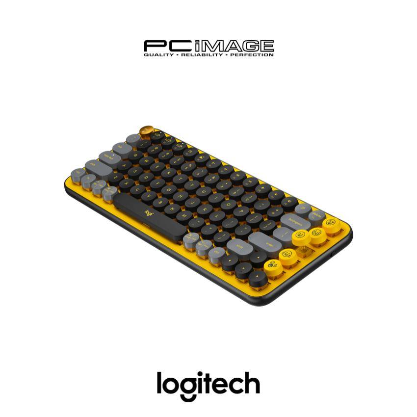 Logitech Pop Keys Wireless Mechanical Keyboard With Customizable Emoji Keys Pc Image