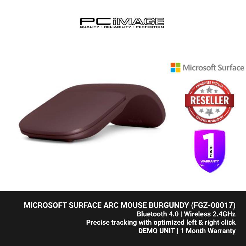 Microsoft Surface Arc Mouse - Burgundy FGZ-00017 / Cobalt Blue FGZ ...