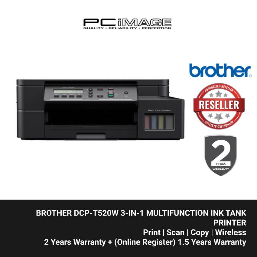 BROTHER DCP T W IN MULTIFUNCTION PRINTER PRINT SCAN COPY WIRELESS PC Image