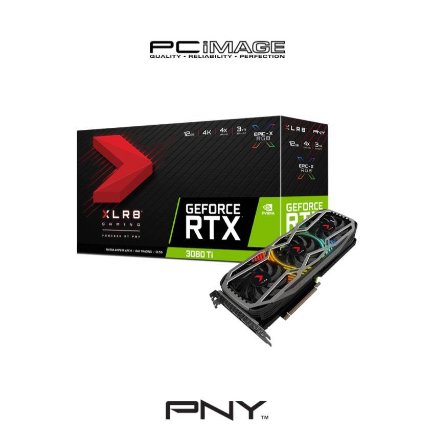 PNY GeForce RTX 3080TI 12GB XLR8 Gaming Revel EPIC-X RGB Triple Fan Graphic Card | PC Image