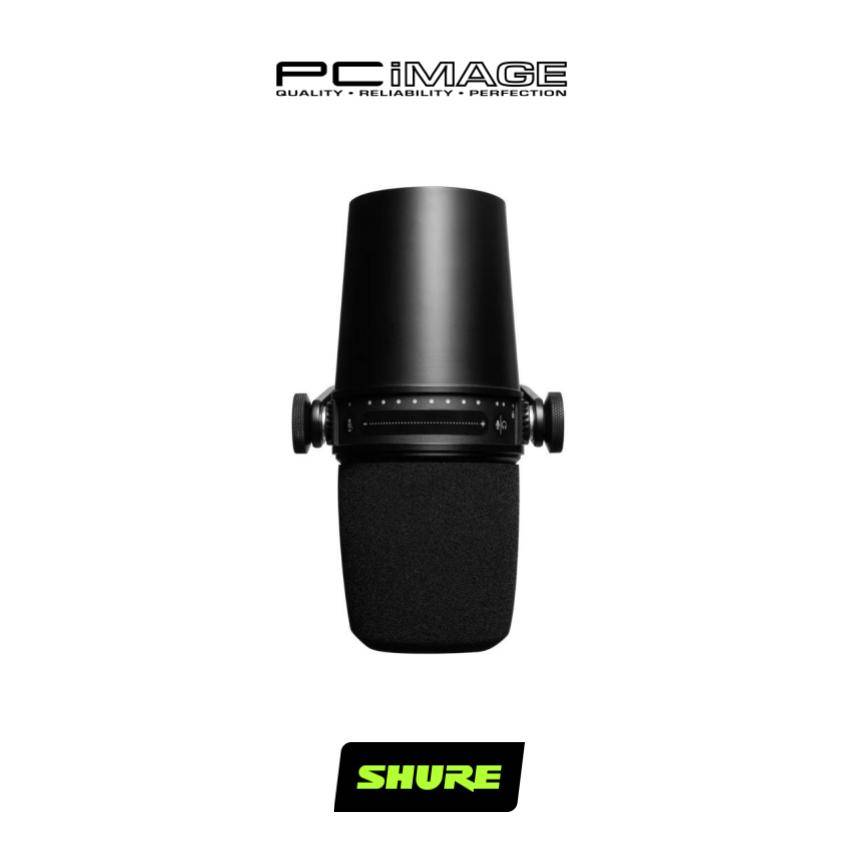 SHURE MV7-K-BNDL XLR/USB Speech Microphone BLACK + STAND | PC Image