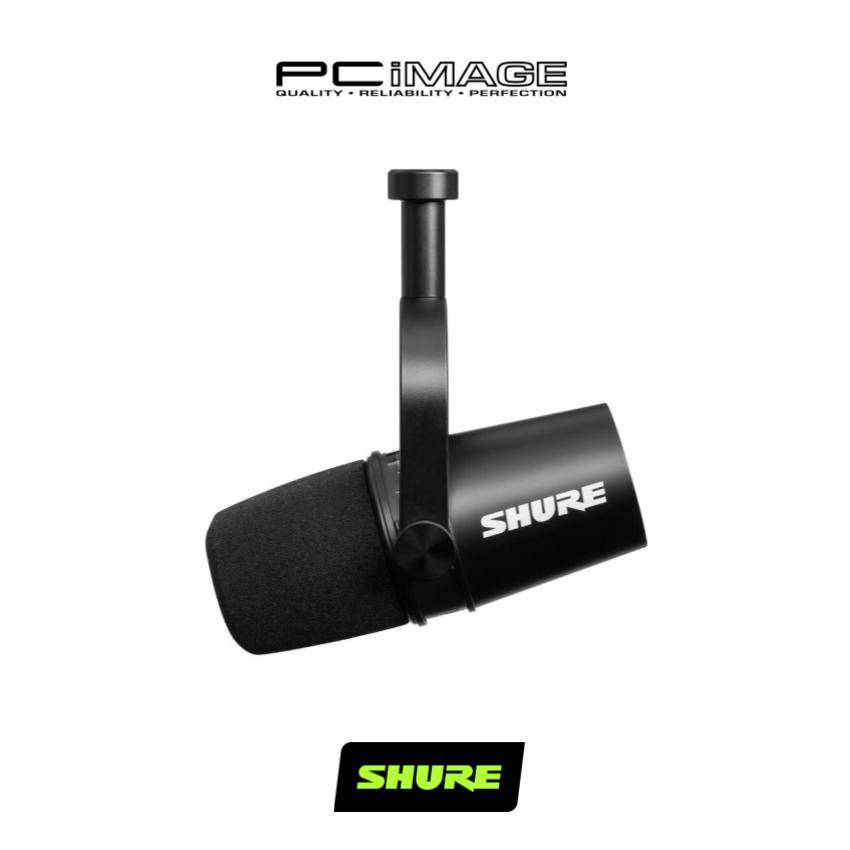 SHURE MV7-K-BNDL XLR/USB Speech Microphone BLACK + STAND | PC Image