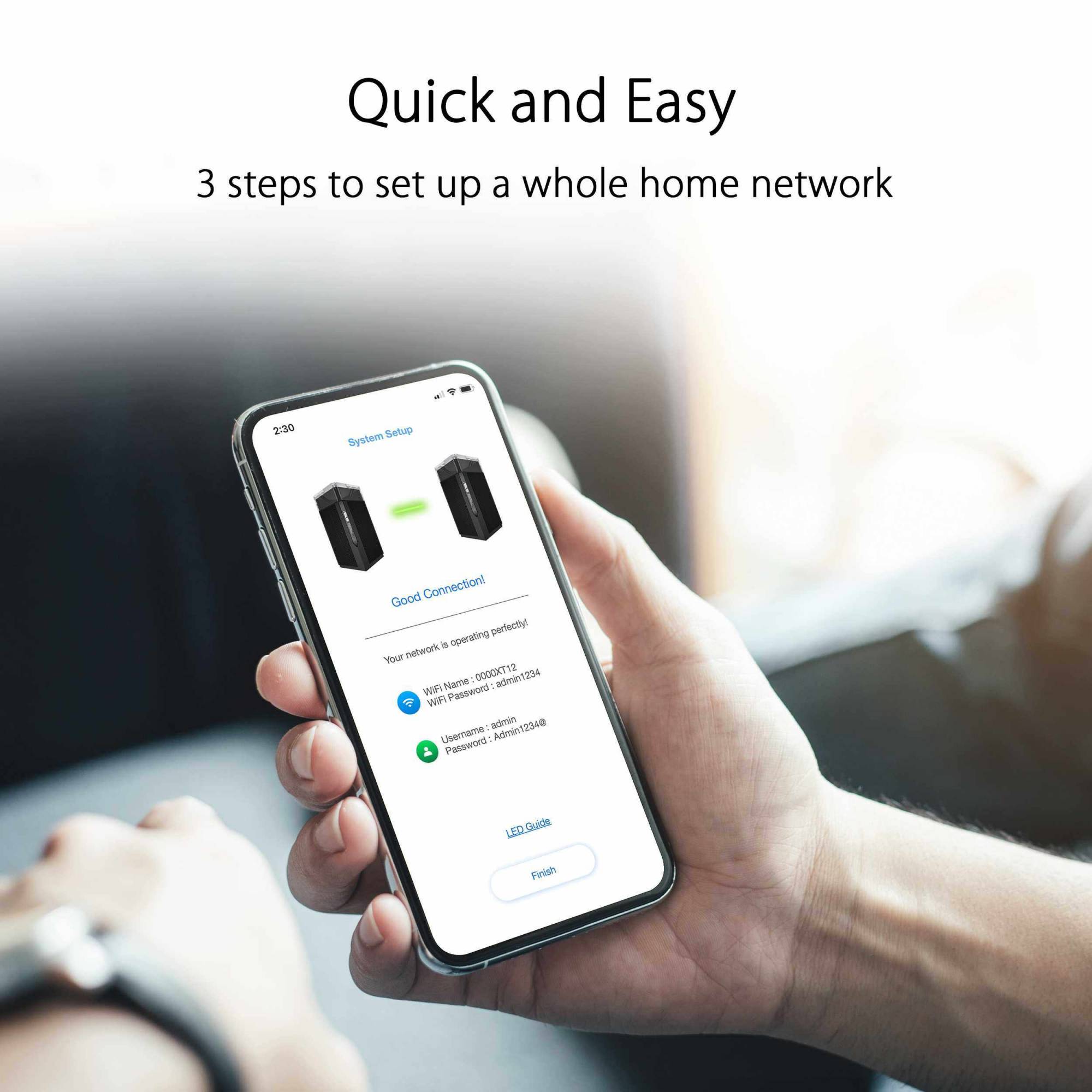 ASUS ZENWIFI PRO XT12 AX11000 BLACK 2 PACK EXTENDABLE ROUTER | PCIMAGE