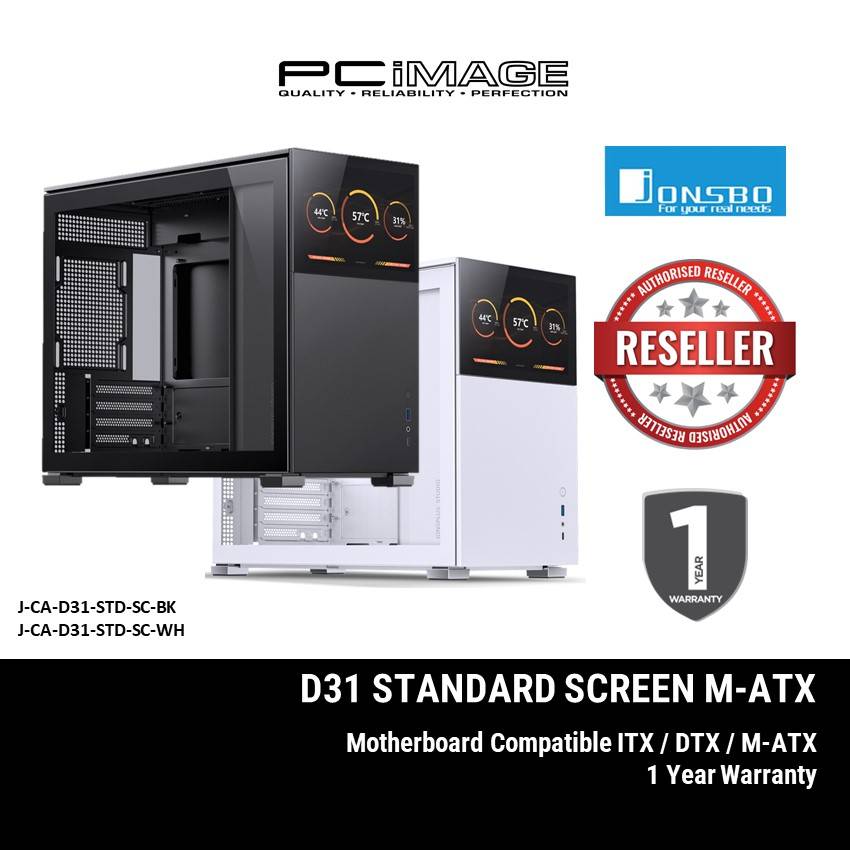 JONSBO D31 STANDARD SCREEN MATX CASING COMPATIBLE WITH ITX / DTX / M-ATX