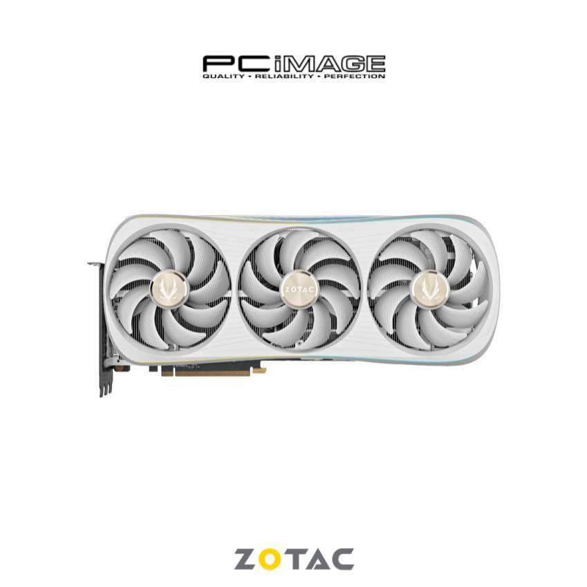 ZOTAC GAMING GeForce RTX 4090 AMP Extreme AIRO White Edition Graphics ...