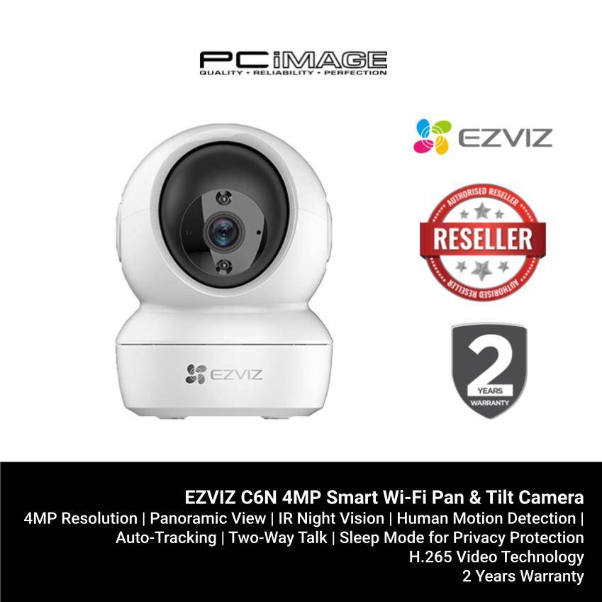 EZVIZ C6N Pan & Tilt Smart Home Camera 4MP 4MM/2560X1440/HUMAN DETECTION/IR 10METER/MOTION ...