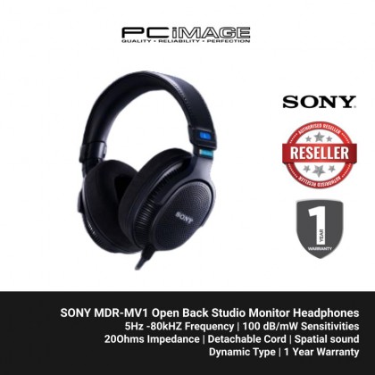 SONY MDR-MV1 Open Back Studio Monitor Headphones | PC Image