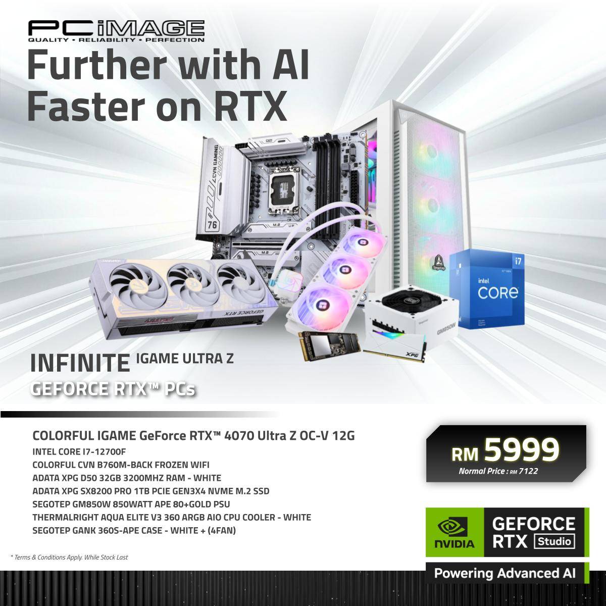 INFINITE iGame Ultra Z GeForce RTX™ PC - Intel Core i7-12700F/ COLORFUL ...