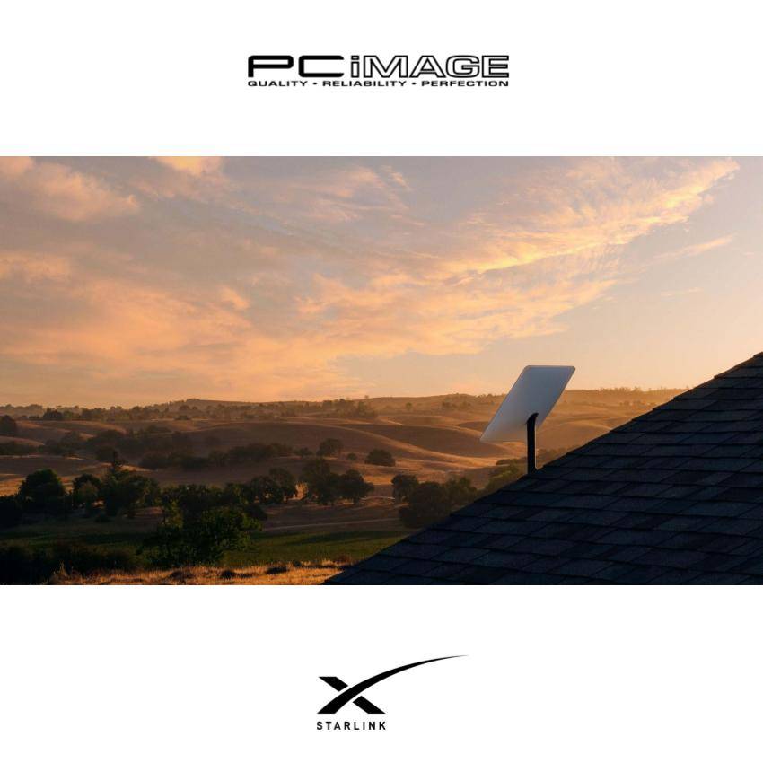 Starlink Standard Actuated Kit (Dish, Base, Router, Starlink Cable 15 ...