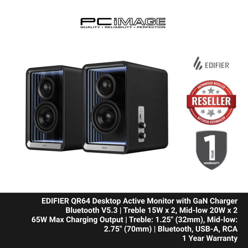 EDIFIER QR65 Desktop Active Monitor with GanN Charger Speaker | PC Image