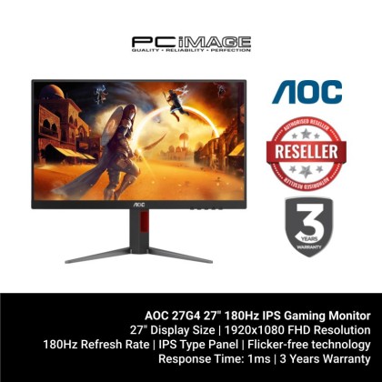 AOC 27G4 27" 180Hz IPS Gaming Monitor | PC Image