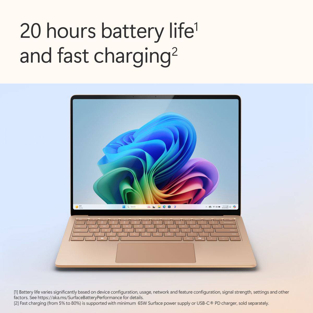 Microsoft Surface Laptop - Copilot+ PC - 13.8" touchscreen - Snapdragon ...