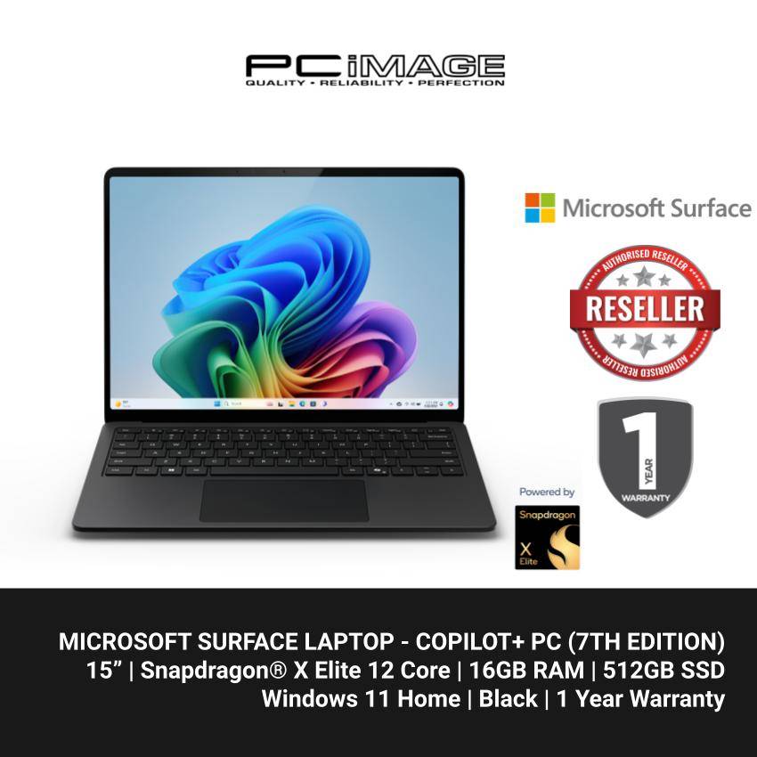 Microsoft Surface Laptop - Copilot+ PC - 15" touchscreen - Snapdragon ...