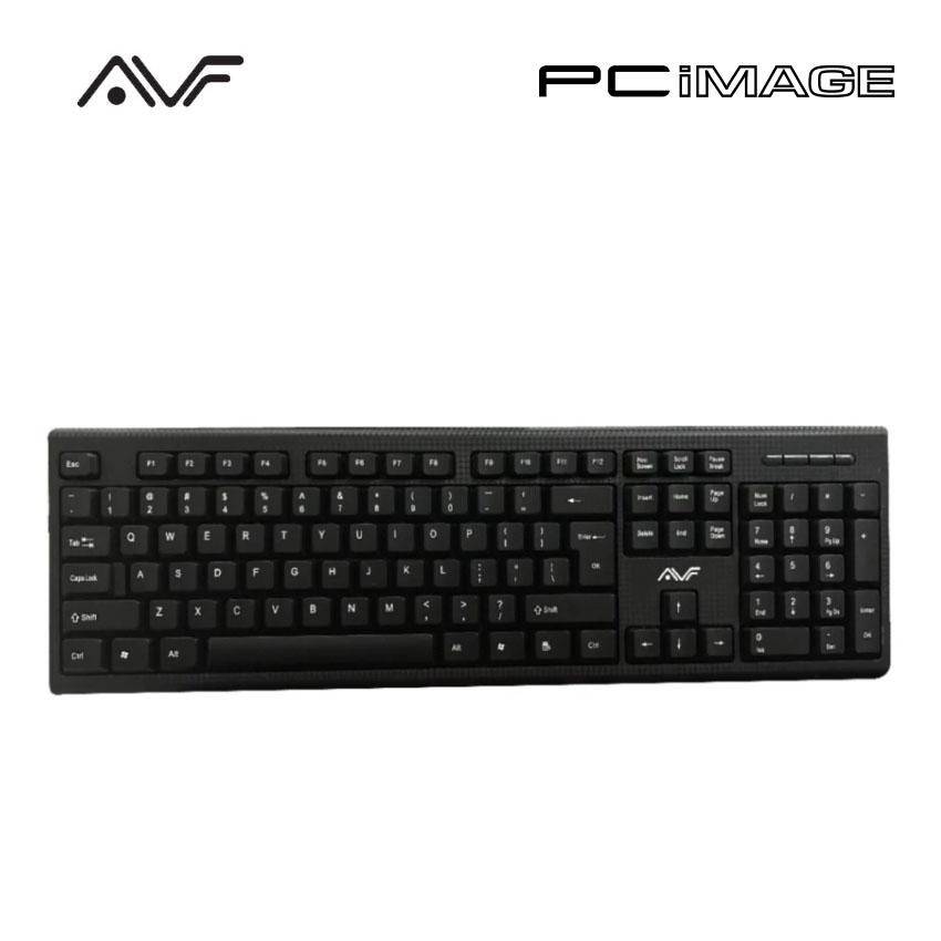 AVF AK1018U Standard Keyboard Usb-Black