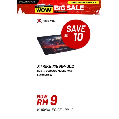 XTRIKE ME MP-002 Cloth Frictionless Surface Mouse Pad | PC Image