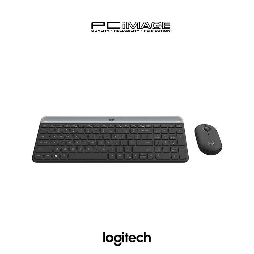 LOGITECH MK470 Slim Wireless Keyboard and Mouse Combo | PC Image