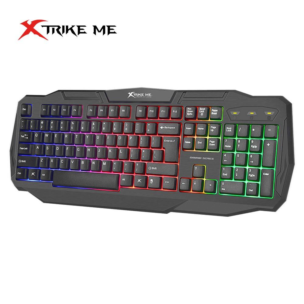 XTRIKE ME KB-302 Wired Membrane Gaming Keyboard | PC Image