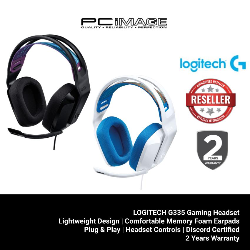 Logitech G335 Lightweight Wired Gaming Headset with Flip to Mute ...