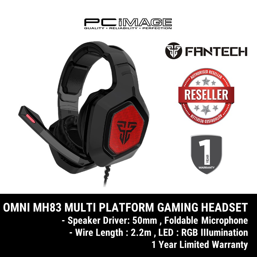 FANTECH MH83 OMNI MOBILE GAMING HEADSET FASHION DIGITAL SOUND HEADSET ...