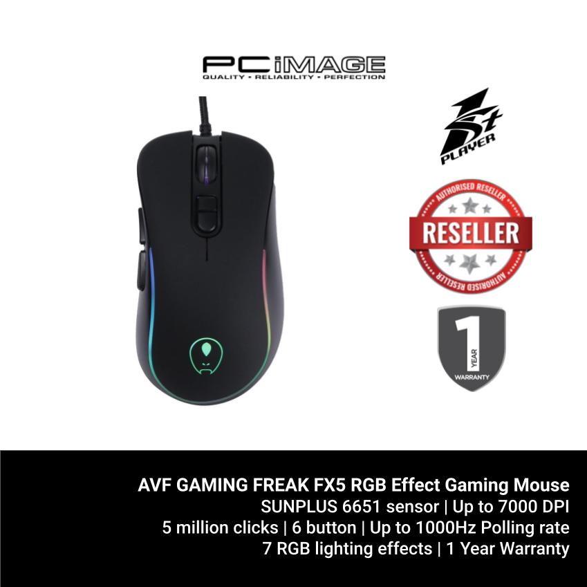AVF GAMING FREAK FX5 RGB Effect Gaming Mouse | PC Image