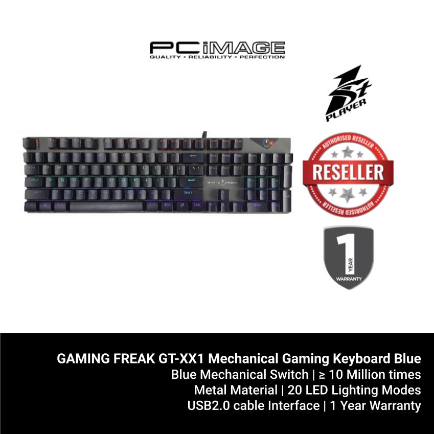 GAMING FREAK GT-XX1 Mechanical Gaming Keyboard Blue | PC Image
