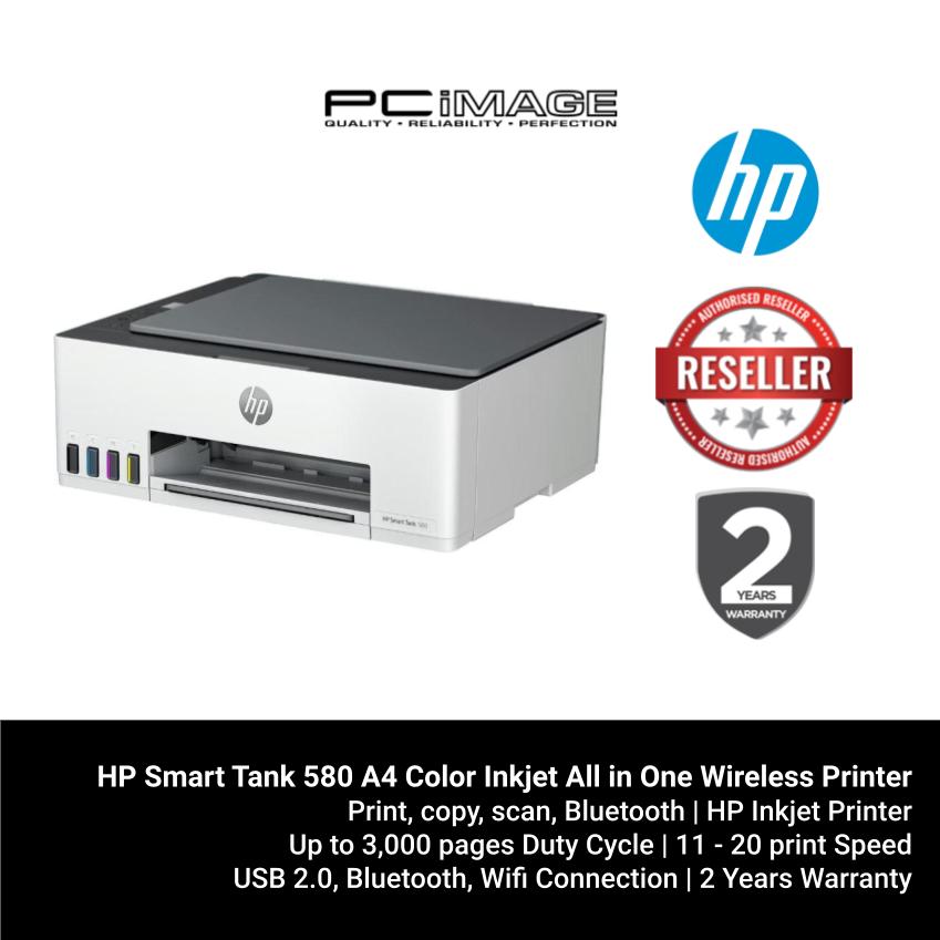 HP Smart Tank 580 A4 Color Inkjet All in One Wireless Printer | PC Image