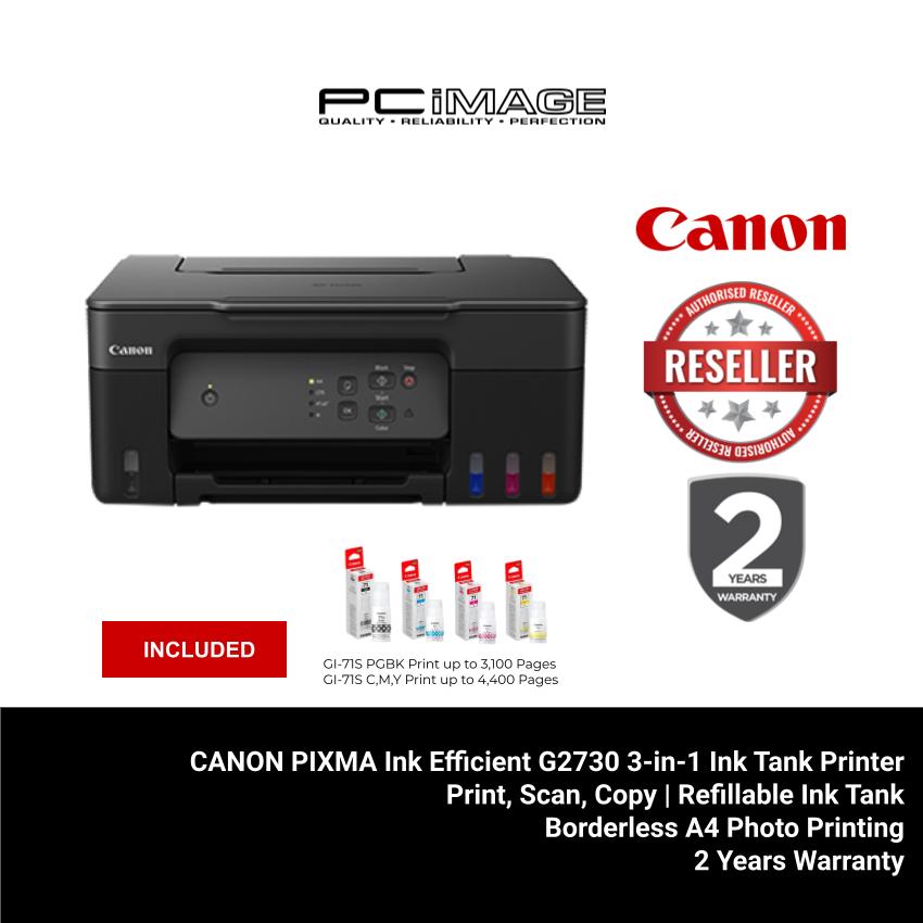 CANON PIXMA Ink Efficient G2730 Multifunction Refillable Ink Tank ...