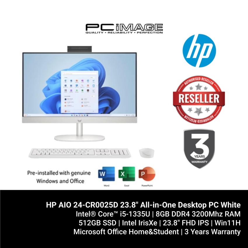 HP AIO 24-CR0025D 23.8" All-in-One Desktop White | PC Image