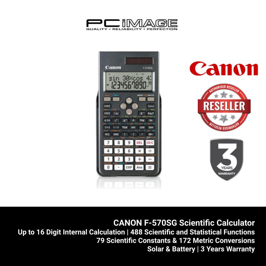 CANON F-570SG Scientific Calculator - Master Complicated Calculations ...