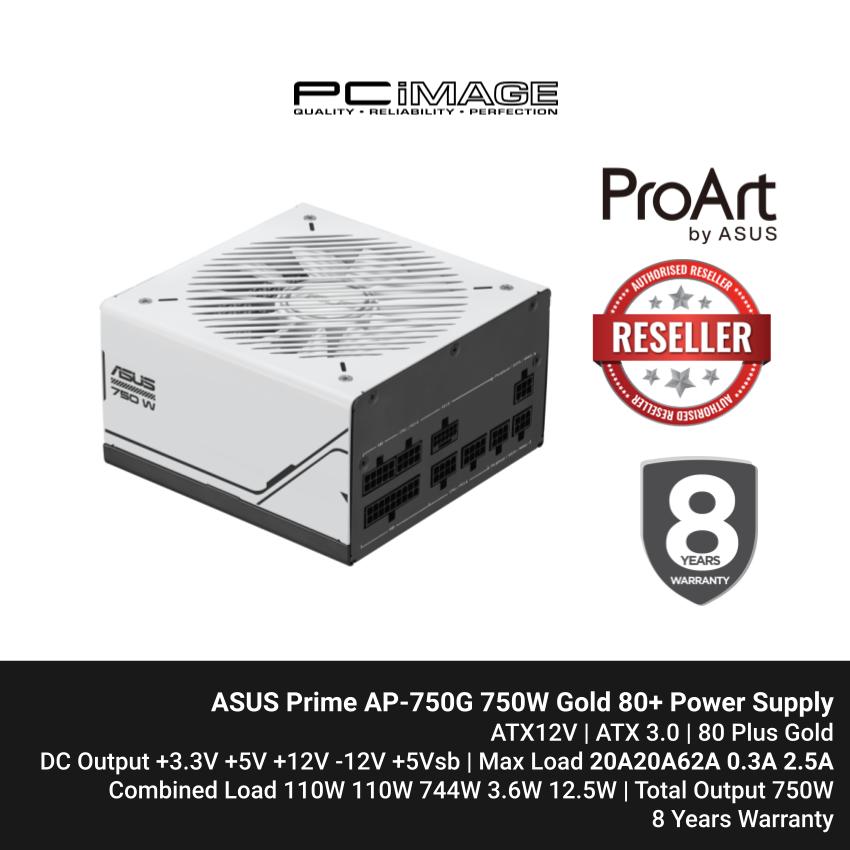 ASUS PRIME AP-750G 750W 80+ GOLD POWER SUPPLY (8YRS WARRANTY) | PC Image
