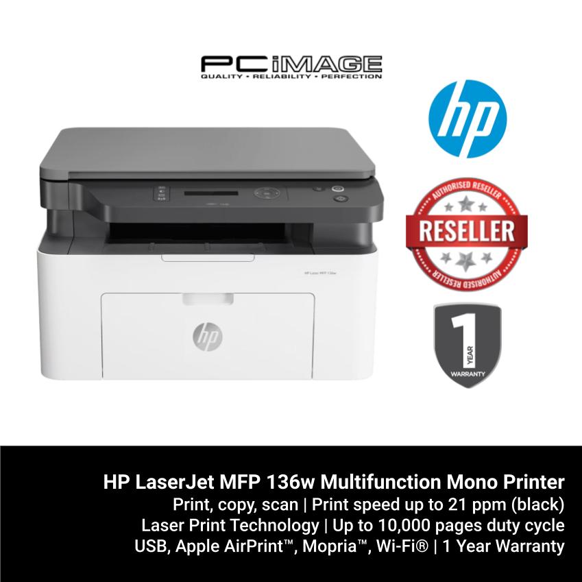 HP LaserJet MFP 136w Multifunction Mono Printer | PC Image