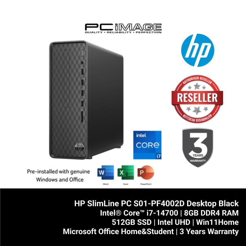 HP SlimLine PC S01-PF4002D Desktop Black | PC Image