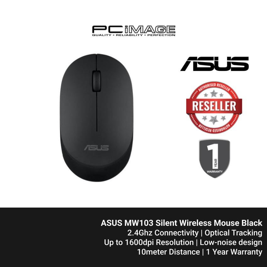 ASUS MW103 Silent Wireless Mouse Black | PC Image