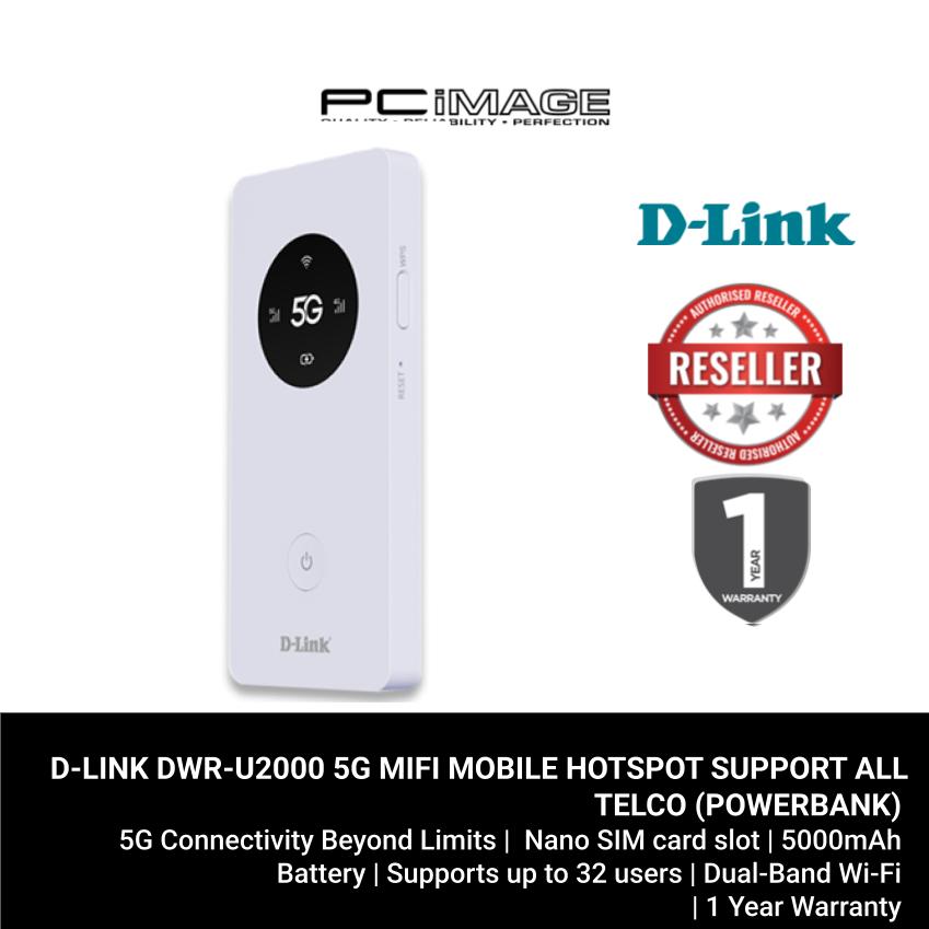 D-LINK DWR-U2000 5G MIFI MOBILE HOTSPOT | PC Image