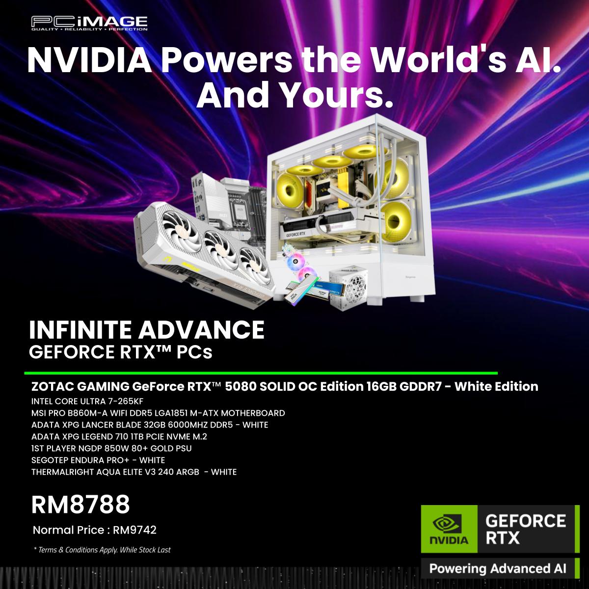INFINITE ADVANCE GEFORCE RTX™ PCs - INTEL CORE ULTRA 7-265KF/ ZOTAC ...