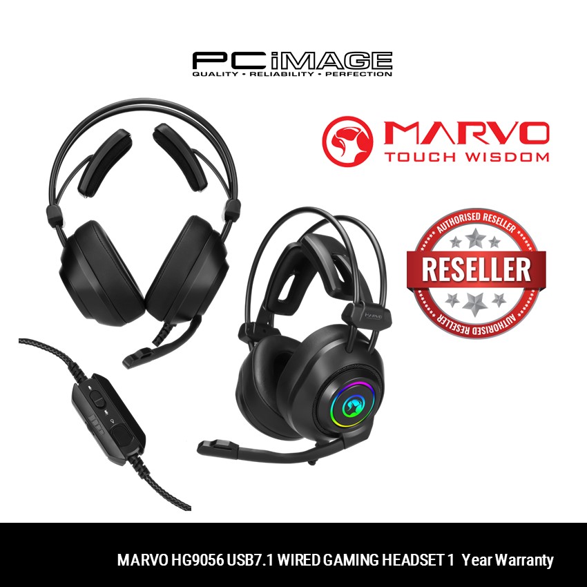 MARVO HG9056 USB 7.1 WIRED GAMING HEADSET- HG9056 | PCIMAGE