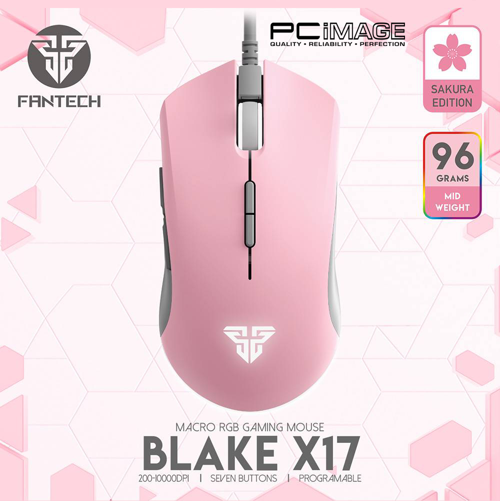 FANTECH BLAKE X17 (SAKURA EDITION) WIRED GAMING MOUSE | PC IMAGE