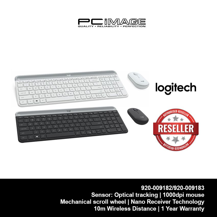 LOGITECH MK470 Slim Wireless Keyboard And Mouse Combo PC Image