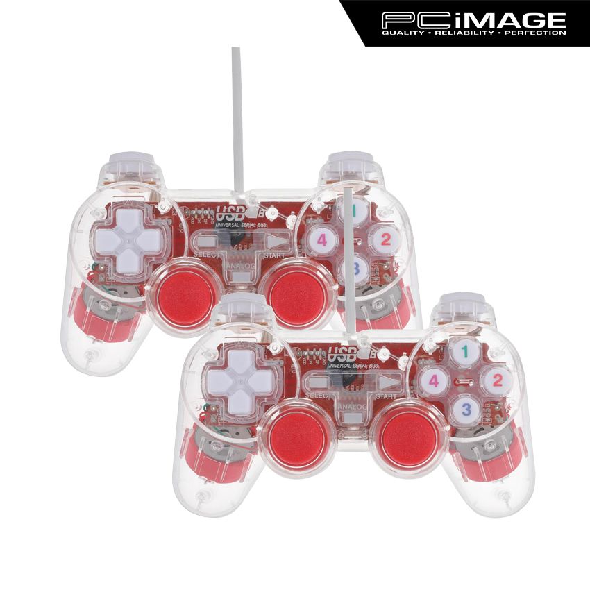 Usb Duo Shock Transparent Gamepad | PC Image
